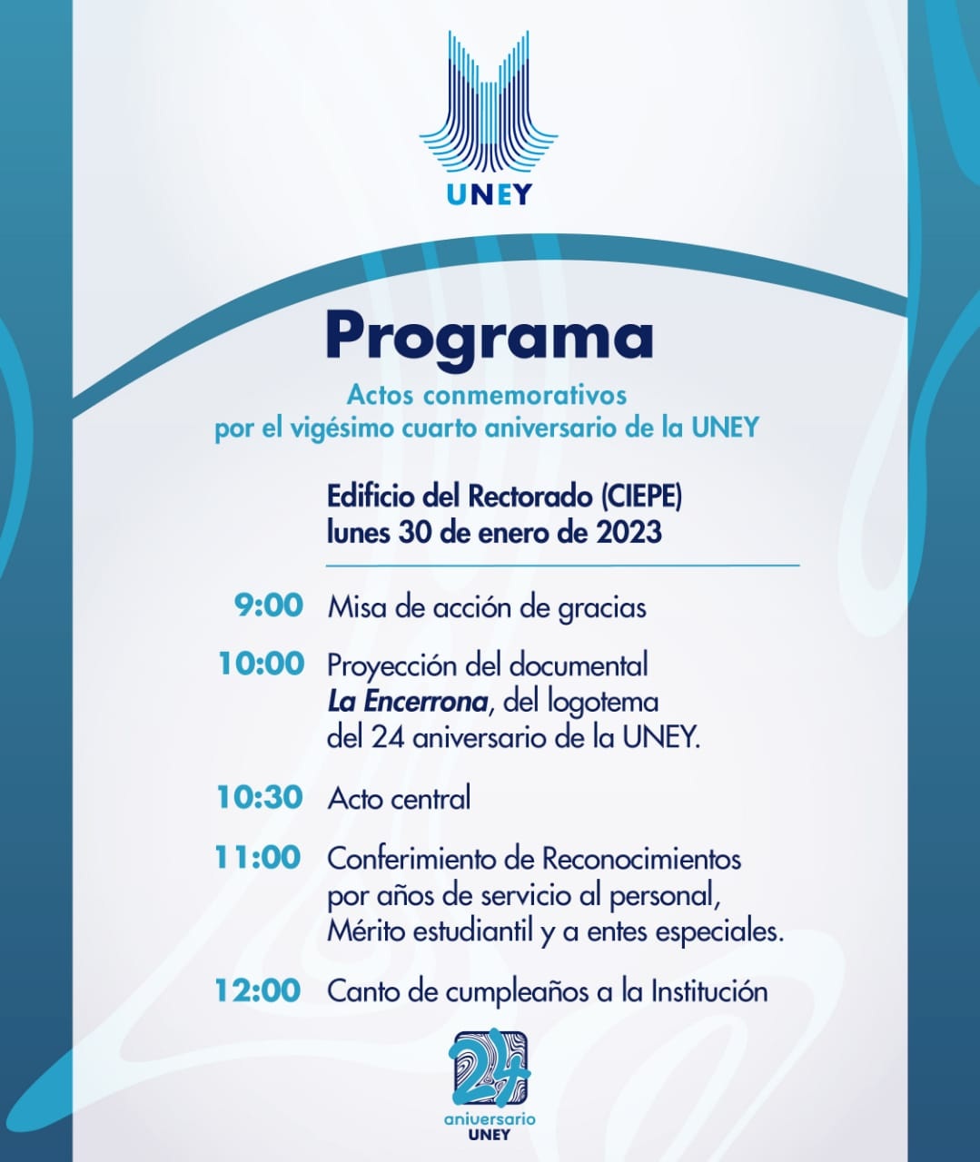 24 Aniversario de la UNEY | UNEY